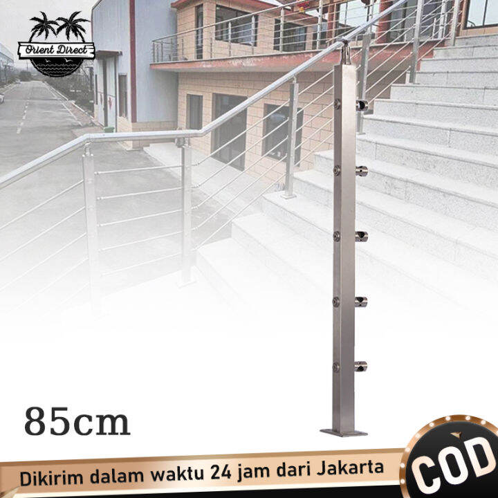85cm Railing Tangga Pipa Jari Jari Minimalis Sus 201 Railing Tangga ...
