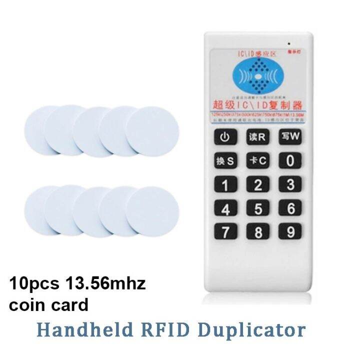 Handheld RFID Duplicator NFC Reader 125Khz T5577 Writer 13.56Mhz UID ...