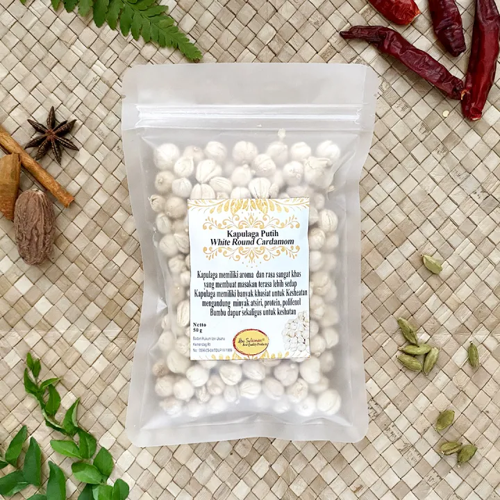 Kapulaga Putih Super pack / White Round Cardamom Pilihan Abu Sulaiman ...