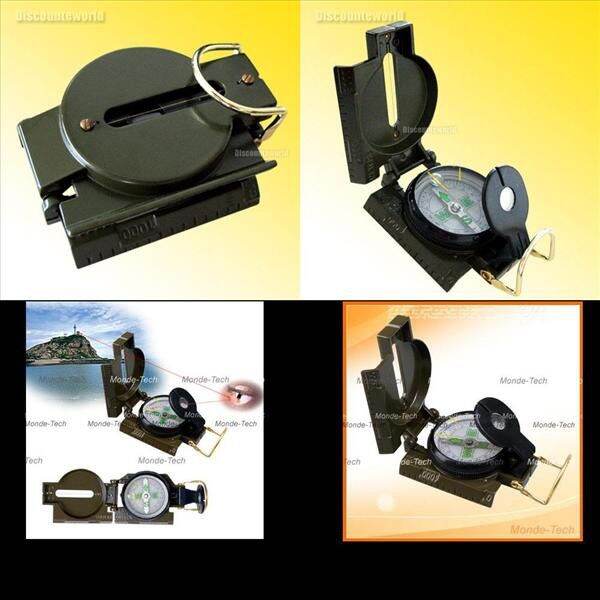 1pc 3 in 1 Military Hiking Camping Lensatic Lens Compass | Lazada