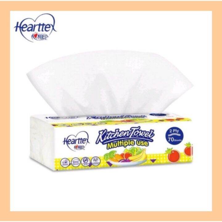 [Ready Stock] HICOOK Hearttex 70s x 3 Pack Soft Pack Kitchen Tissue ...
