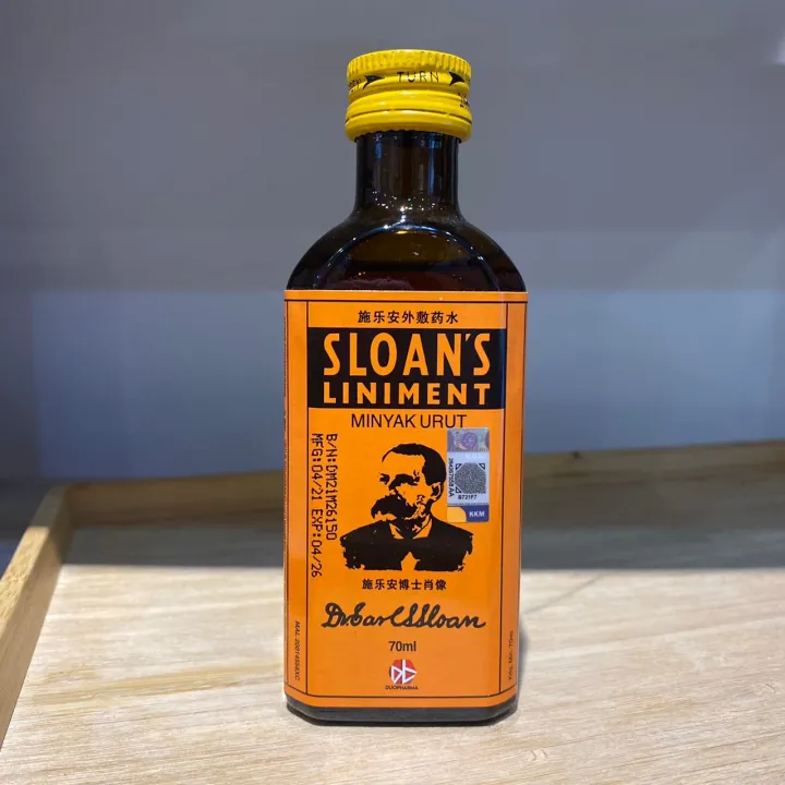 Sloans liniment oil 70ml (Minyak Misai) Exp date : 04/26 | Lazada