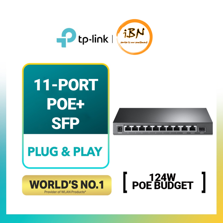 TP-Link TL-SL1311MP 8-Port 10/100Mbps + 3-Port Gigabit Desktop Switch ...