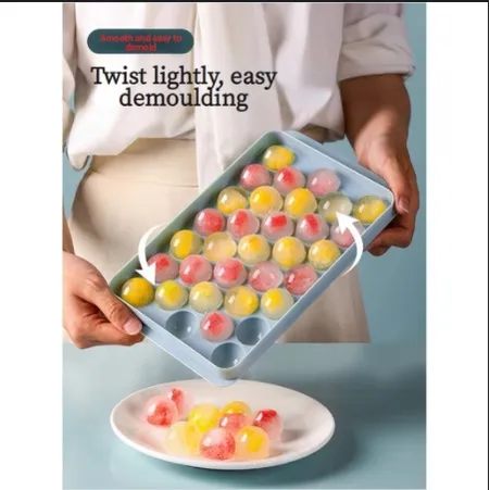 WKang DIY Round Ice Cube Shaper Freezer Molder Suitable For The Drinks ...