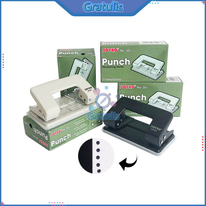 ALAT PEMBOLONG KERTAS BINDER JOYKO [NO 30XL] / PAPER PUNCH PELOBANG ...