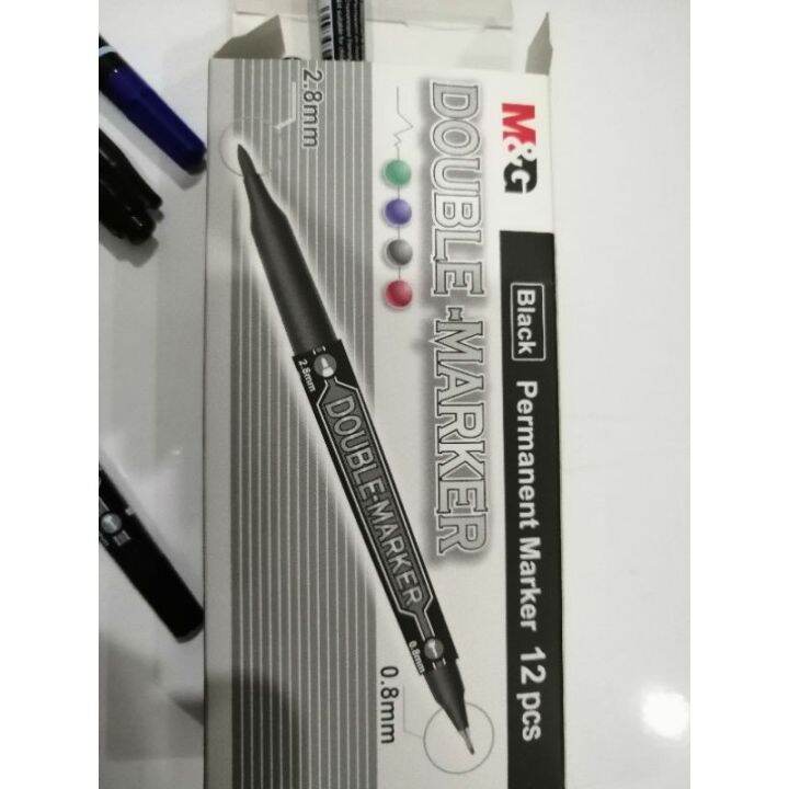 1 Pen Penanda Label Pokok Semaian Dakwat Kalis Air Mata Pen 2 Saiz Depan Dan Belakang