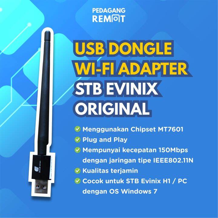 USB Dongle WI-FI Adapter STB Evinix Chipset MT7601 Original / Dongle ...