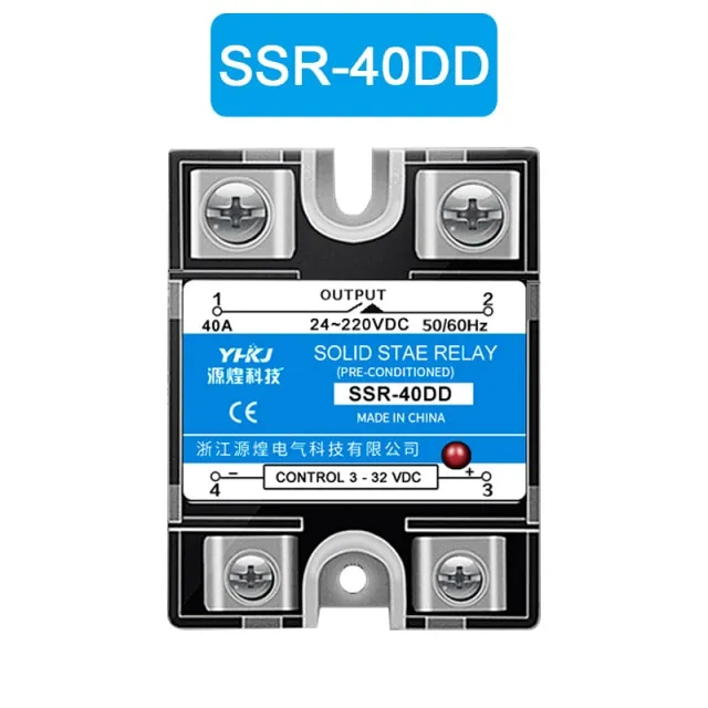 SSR-10DD / 25DD / 40DD Single Phase DC controlled DC SSR single phase ...