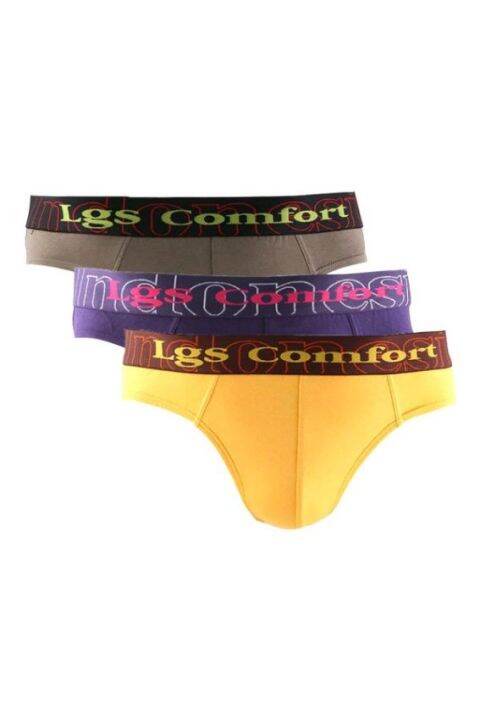 LGS underwear-LEMN.002.868.3.7C-kuning-ungu-coklat | Lazada