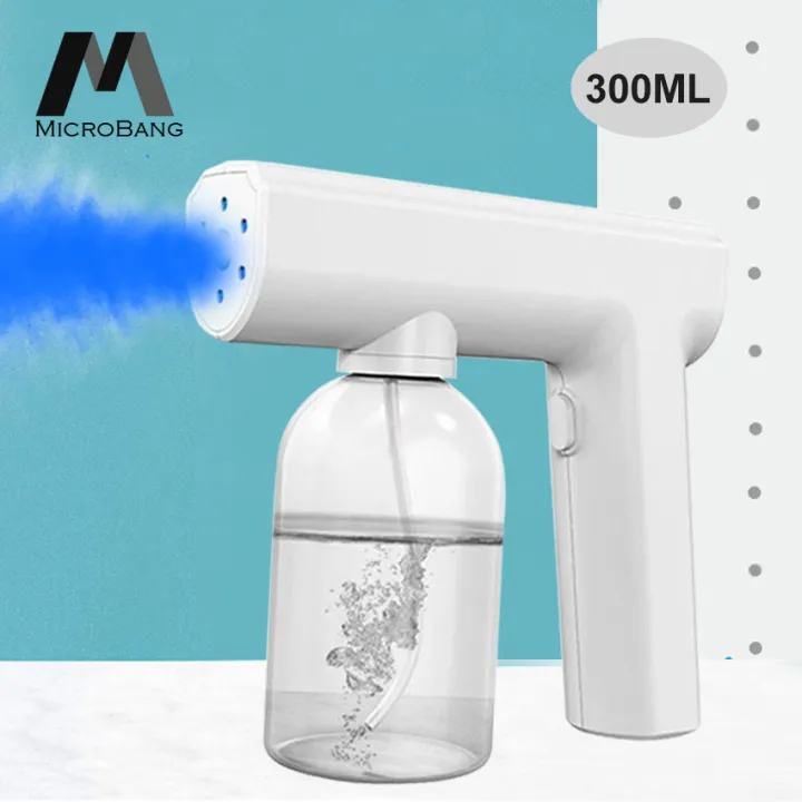 MicroBang 300ML Blue Light Sprayer Hand-held Wireless Rechargeable Nano ...