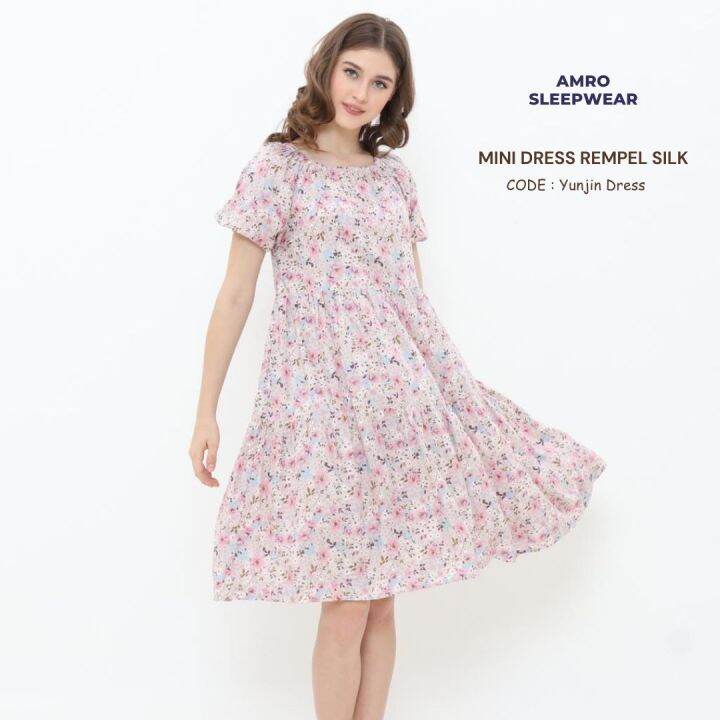 YUNJIN DRESS - AMRO SLEEPWEAR - DASTER MINI - DASTER MINI REMPEL SILK ...