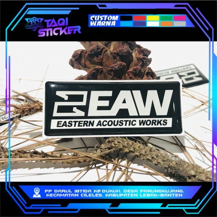 Miniatur Sound Logo EAW Stiker Emblem Lentur 3D Terlaris | Lazada Indonesia