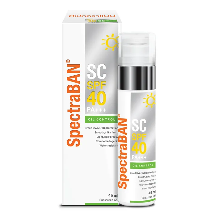 Spectraban® Sc Gel สเปคตร้าแบน เอสซี เจล เอสพีเอฟ 40 45มล. | Lazada.co.th