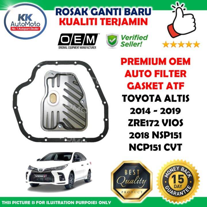 Toyota Altis ZRE172 Vios NCP151 NSP151 Premium ATF Auto Transmission ...