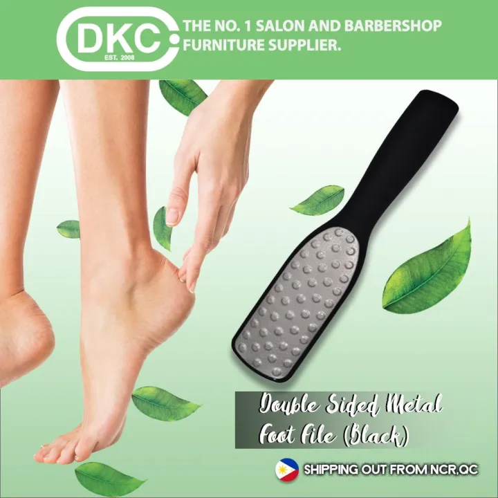 Double Sided Metal Foot File (Black) | Lazada PH