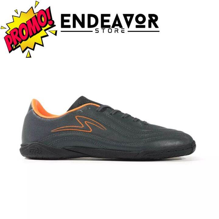 Specs Sepatu Futsal Gravity In Mako Black SPE402249 | Lazada Indonesia