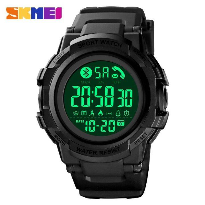 SKMEI Fashion Men Smart Watch Bluetooth Wrist Smartwatch Mens Call APP ...