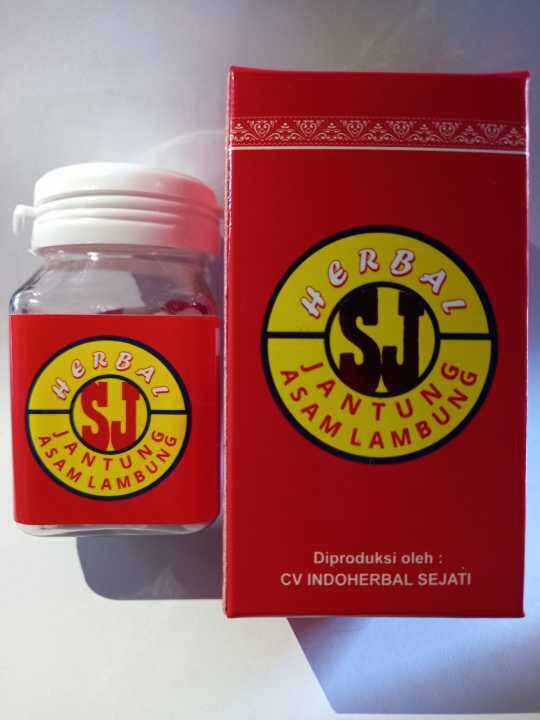 Obat Asam Lambung Herbal Cair Produk SJ isi 50 Kapsul | Lazada Indonesia