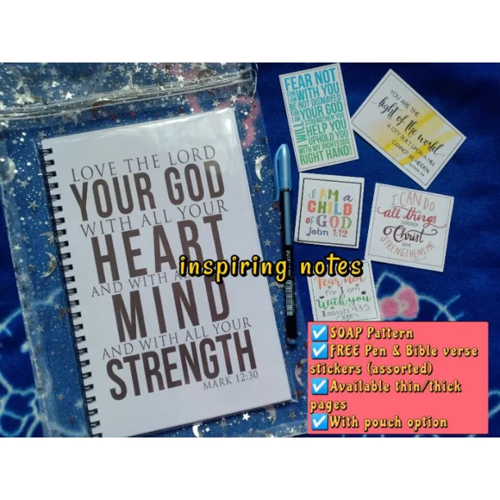 MARK 12:30 SOAP Devotion Notebook (100&180 pages) | Lazada PH