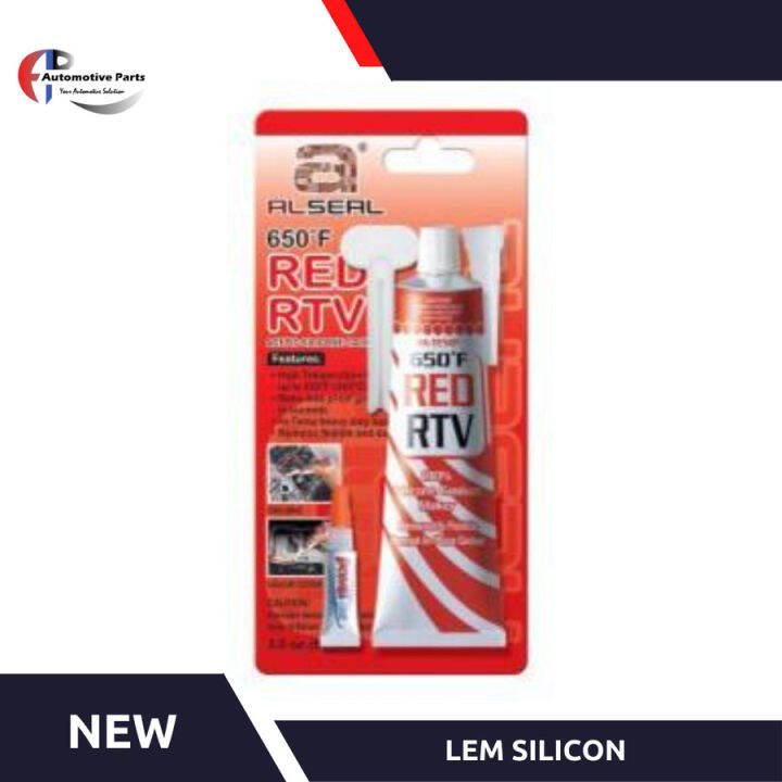 LEM PACKING RED SILICONE LEM GASKET HIGH TEMPERATURE 85GR ALSEAL RTV ...