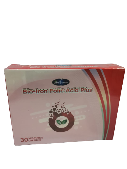 HLP LIFESENZE BIO-IRON FOLIC ACID PLUS (30 VEGETABLE CAPSULES) | Lazada