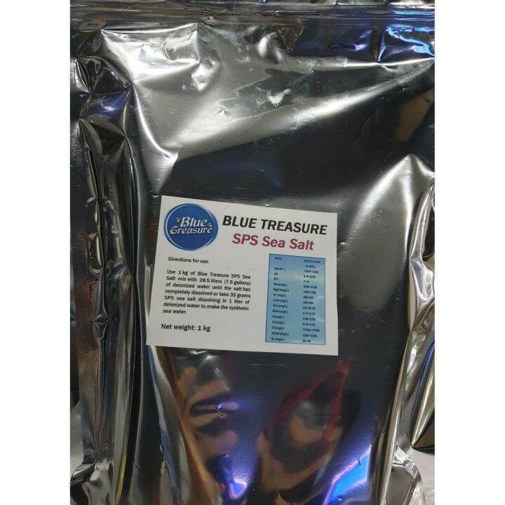 Seasoningrpxdtx Blue Treasure SPS Sea Salt Mix 1kg (Repack) | Lazada PH