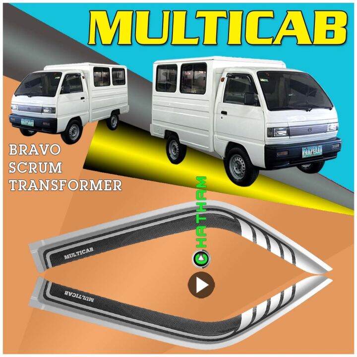 Blacknet Visor for Suzuki Multicab ( Bravo Scrum and Transformer ) Rain ...