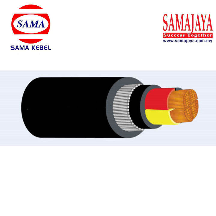 Sama Kebel 4 Core x 10mm To 25mm Xlpe / Swa / Pvc Armoured Cable Copper ...