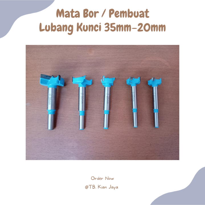 Mata Bor Kayu Lubang engsel sendok 20mm-35mm merk Benz | Lazada Indonesia