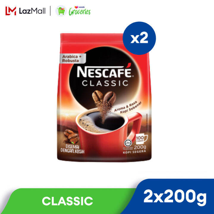[BUNDLE] NESCAFE CLASSIC Refill 200g x2 | Lazada