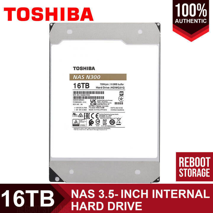 Toshiba N300 16TB NAS Hard Drive Network Attached Storage | Lazada PH