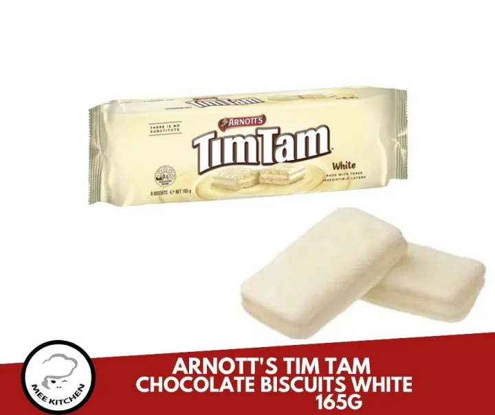 Arnott's Tim Tam Chocolate Biscuits White 165g (Imported from Australia ...
