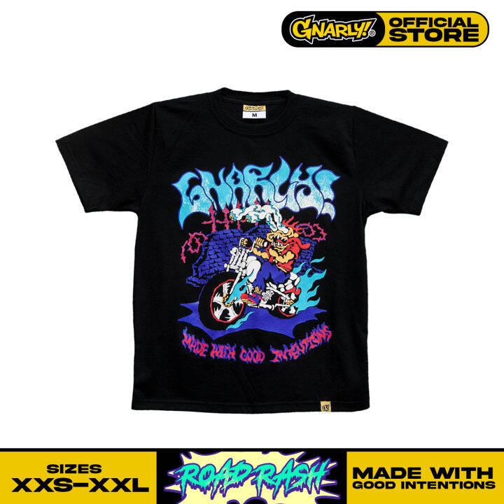 Gnarly! Road Rash Tee | Lazada PH
