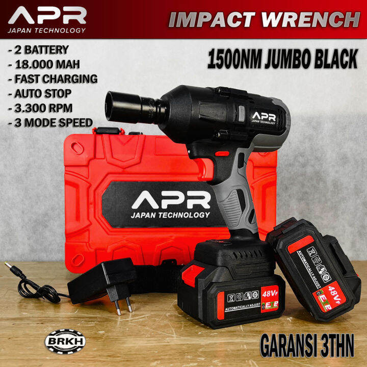 Impact Wrench 1500NM Torsi Besar APR JUMBO Mesin Pembuka Baut Ban Truck Mobil Kapal CVT Motor ...