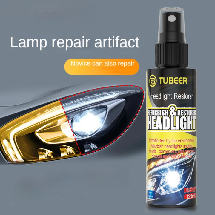 agetet Car Refurbishing Restorer Spray Brightener Car Headlight ...