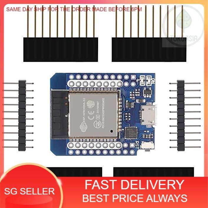 Ready Stock Mini Esp32 Upgrade Mini Wifi Bluetooth Internet Development Module Expansion