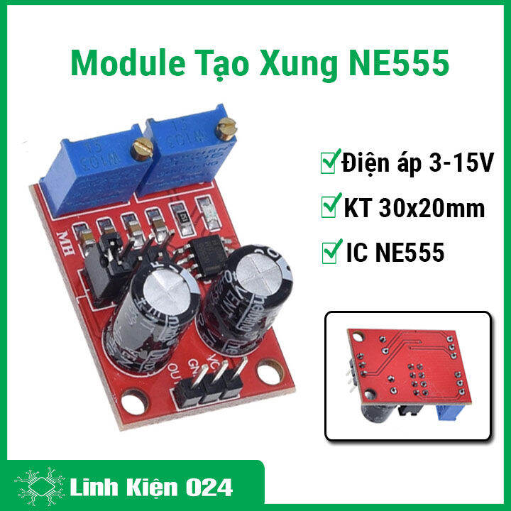 MODULE tạo xung NE555 sử dụng phổ biến trong các mạch điện tử | Lazada.vn