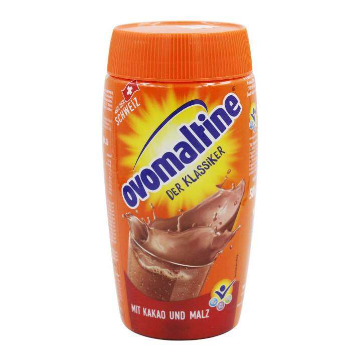 Ovomaltine Chocolate Powder Beverage Mix 500g soluble barley malt and ...