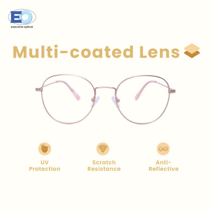 EO Eyewear Lucrecia Frame with Free Multicoated Lens / Non-graded ...