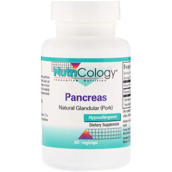 Nutricology, Pancreas, Natural Glandular (Pork), 60 Vegicaps | Lazada PH