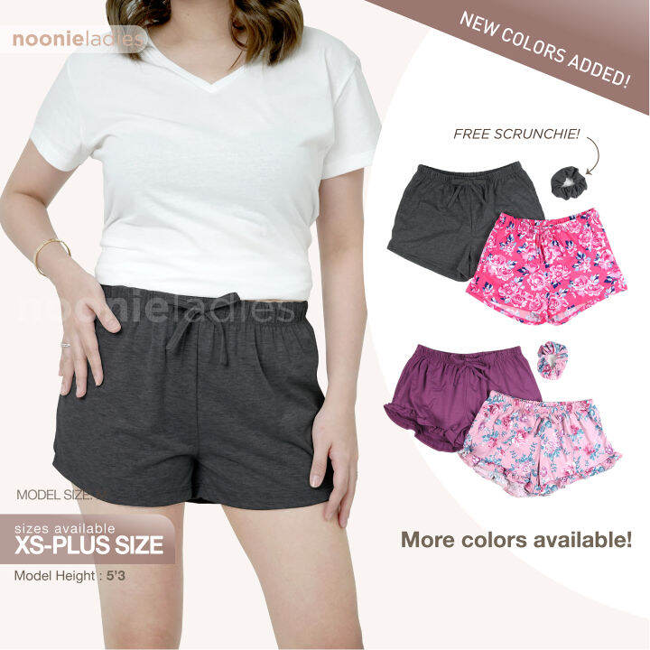 Noonie Ladies Shorts- 26"-52"Waistline ( S - 3XL Plus Size) - Candy ...