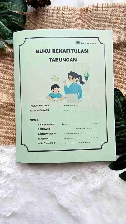 BUKU REKAP TABUNGAN/REKAPITULASI TABUNGAN SE UK BUKU TULIS | Lazada ...