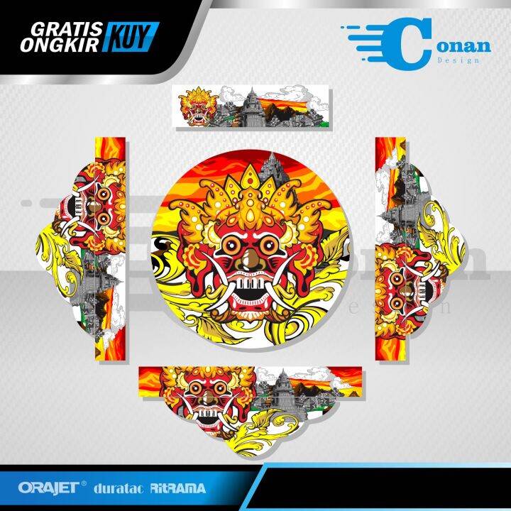 Stiker Decal Tebok Sangkar Kandang Love Bird Motif Balinese – Conan ...