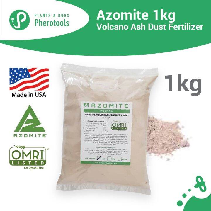 1kg AZOMITE Natural Volcanic Ash Dust Trace Element for Plants and Soil ...