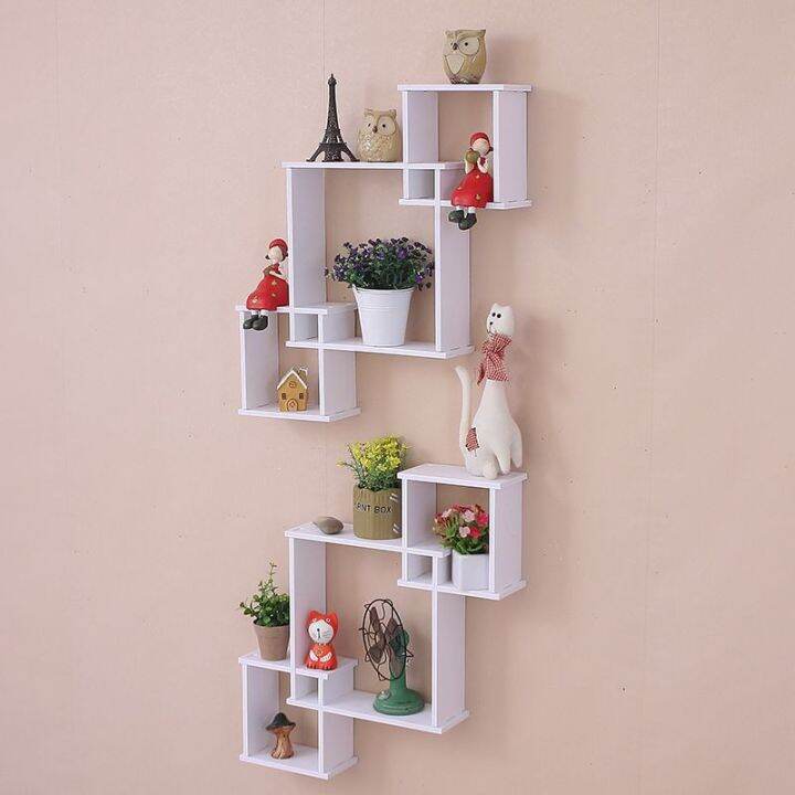 MYLOVE Simple Wall Design Shelf Multi Wall Frame Design Creative ...
