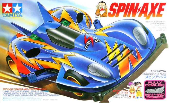 Jual Mobil Tamiya Mini 4WD Original Asli Tamiya 19404 Spin Axe Dress Up ...