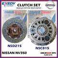 EXEDY CLUTCH SET for NISSAN NV350 YD25 DDTI 11 inches / 24Teeth PN ...