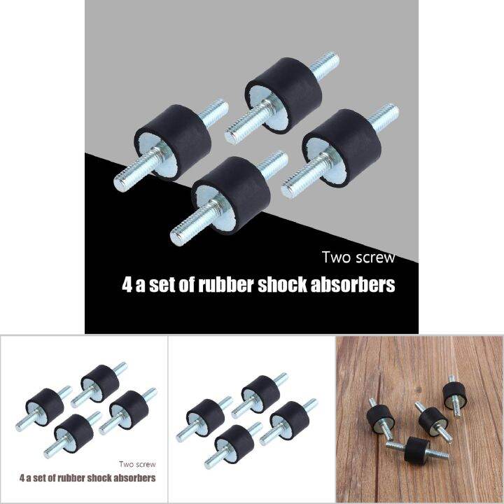 Anti Vibration Rubber Mount Shock Damper Air Compressor Pump M6 20 × 15 ...