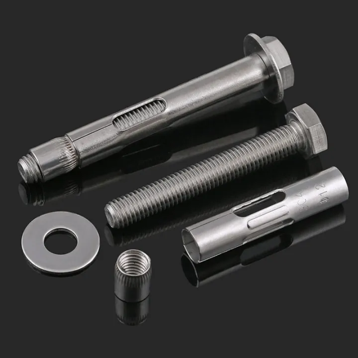 304 Stainless Steel Expansion Screw Hoisting Expansion Bolt External Hexagon Reduction Belt ...