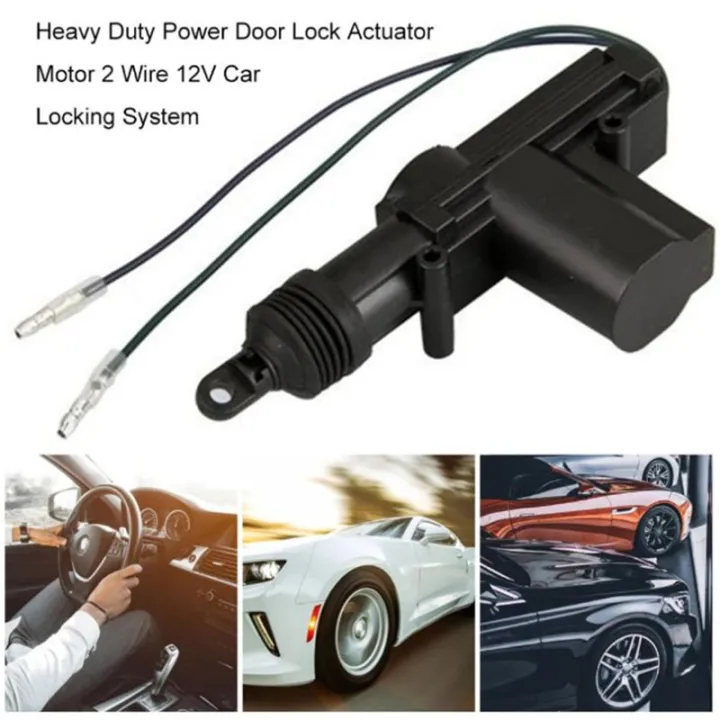 TEHE Universal 2สาย12V รถยนต์ออโต้ Heavy Duty Power Slave ประตูสายไฟตัว ...